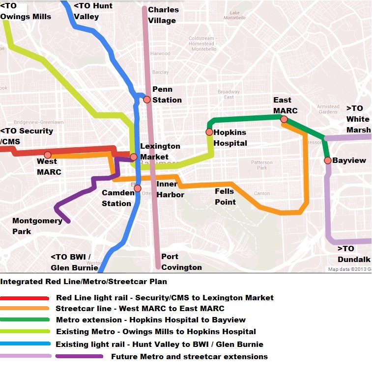 Johns Hopkins Hospital Metro Station Needs a Transit Hub | Bus Network ...