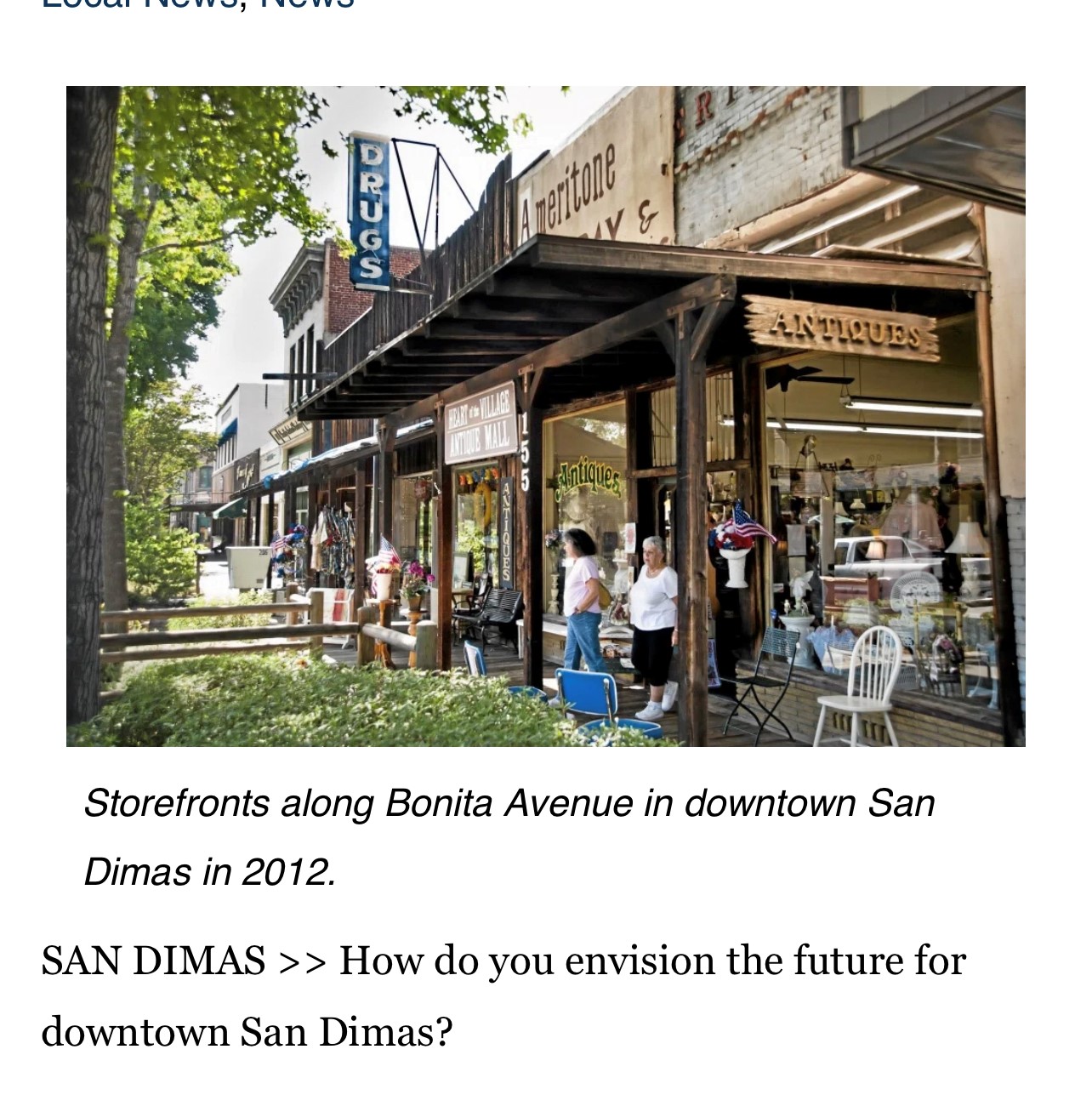 San Dimas Downtown Specific Plan