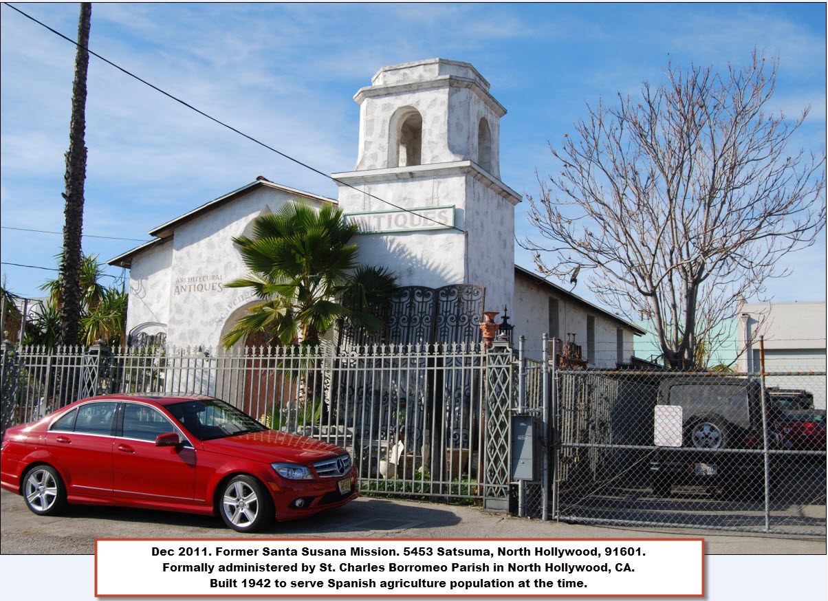 Santa Susana and Our Lady of Zapopan missions in North Hollywood ...